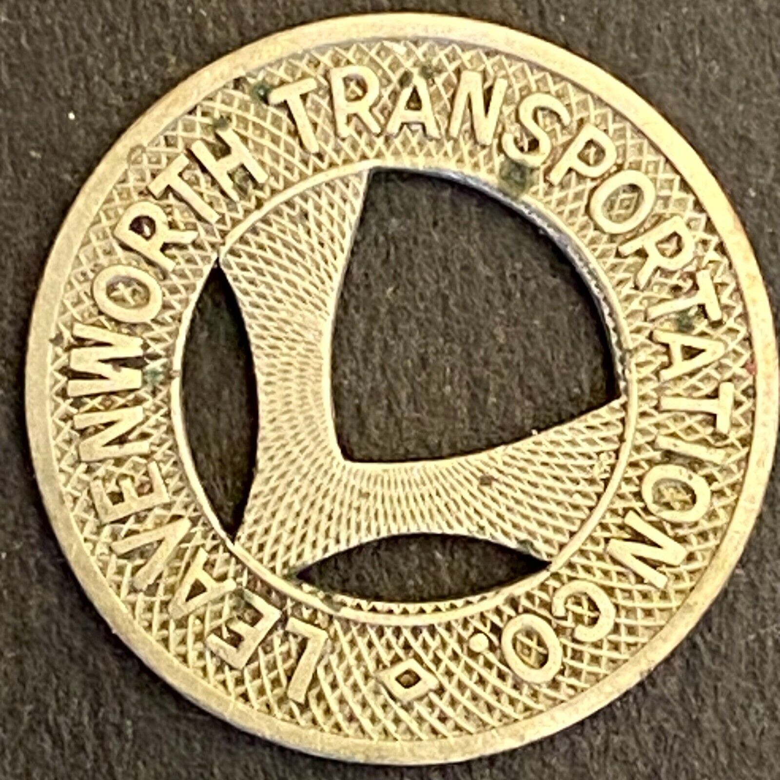 Leavenworth Transportation Co. "Leavenworth Fare" Transit Token 16mm S ...