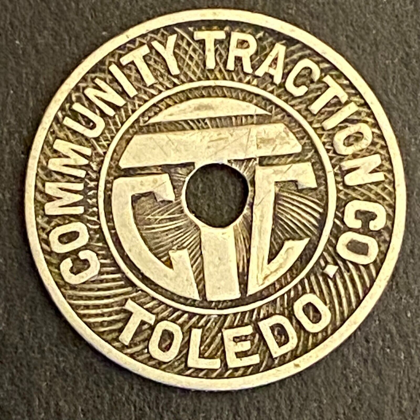 Community Traction Co Toledo One Fare Transit Token 16mm (#5) – Jerry's ...