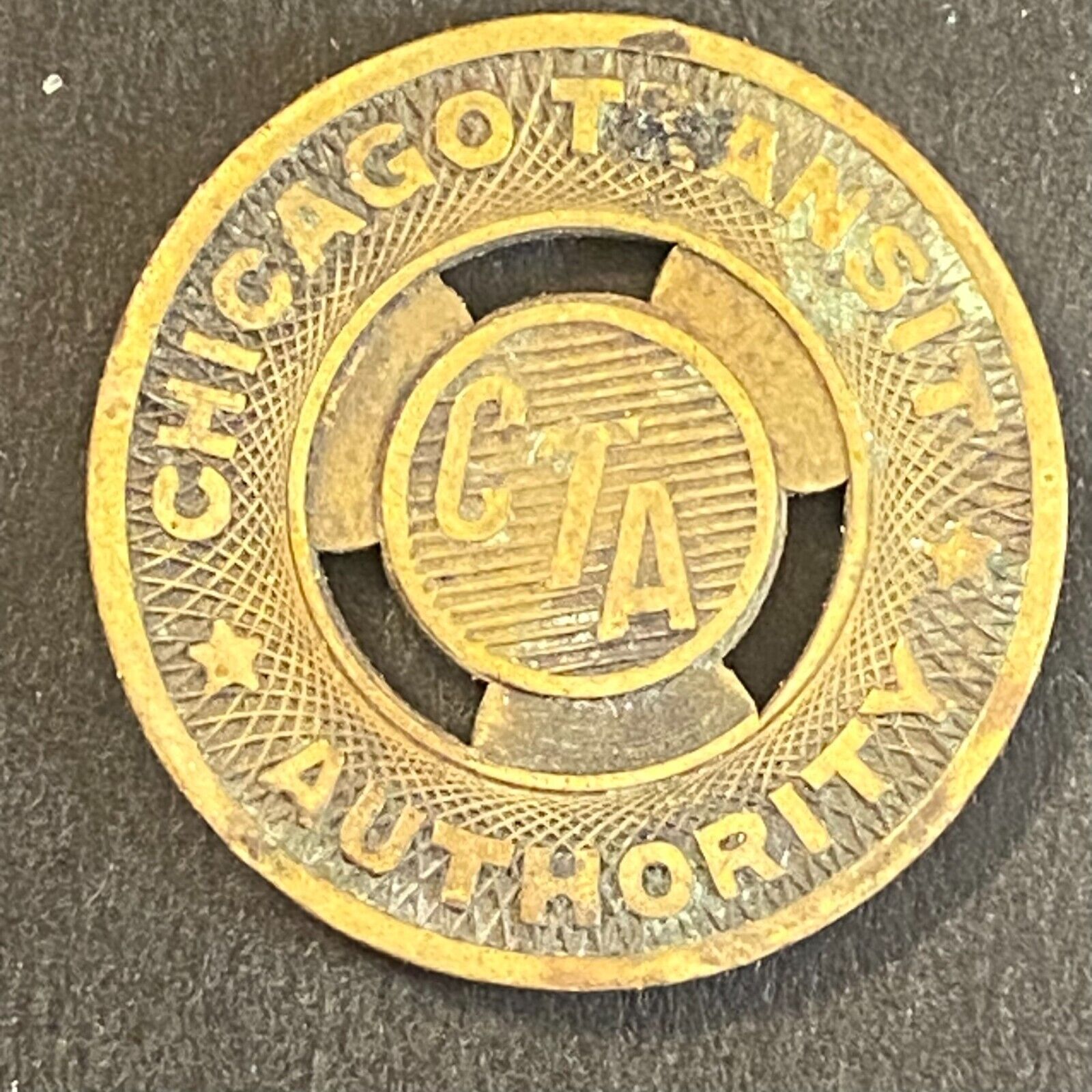 Chicago Transit Authority CTA Transit Token 20mm – Jerry's Vintage Trading