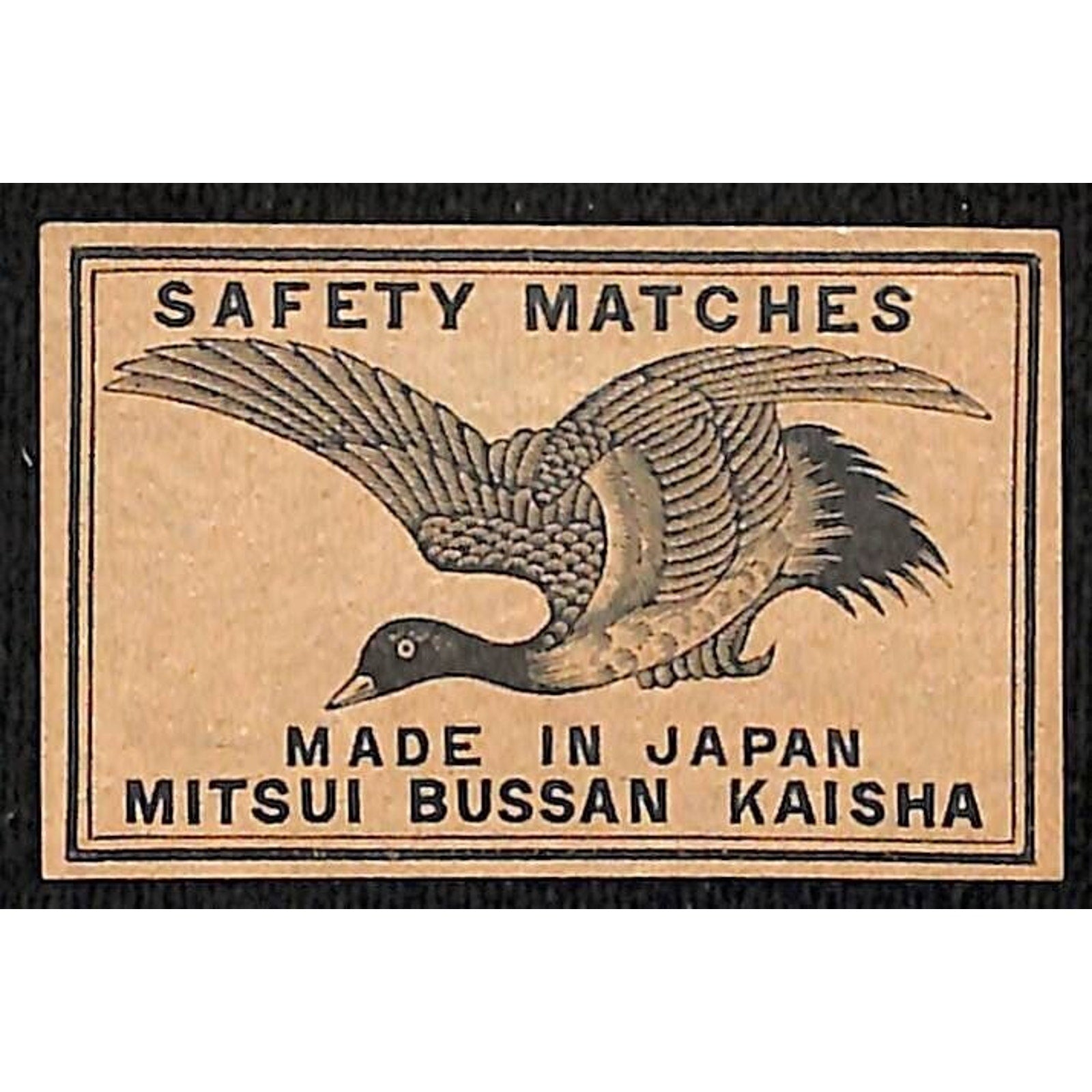 Goose Mitsui Bussan Kaisha Made in Japan c1900-1920's Matchbox Label V ...
