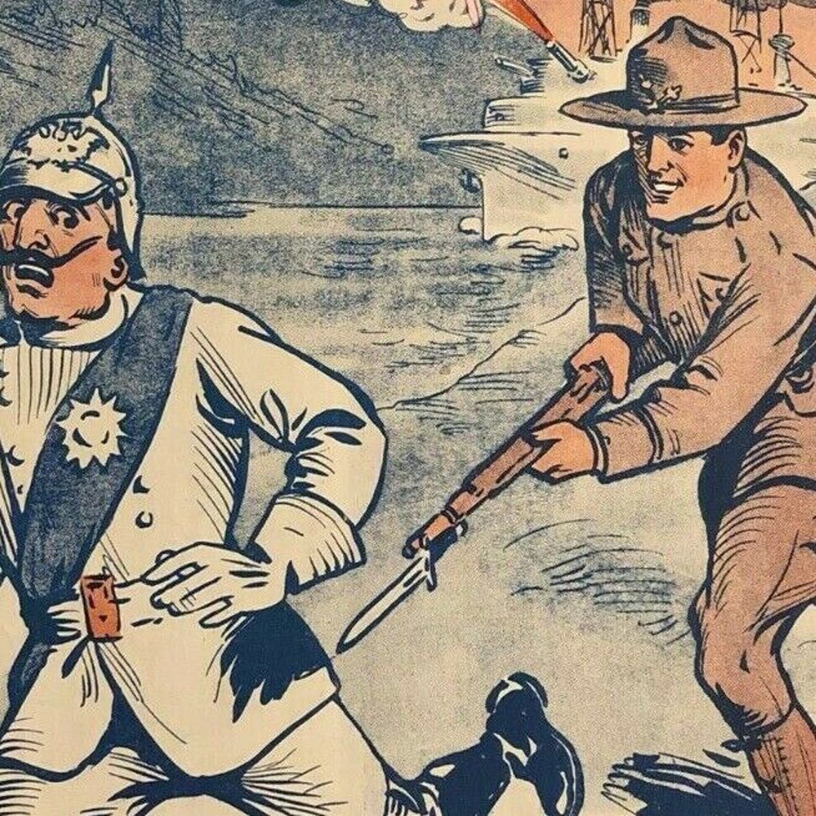 Vintage WWI Sheet Music "Good Bye - Farewell Raus Mit Kaiser Bill ...