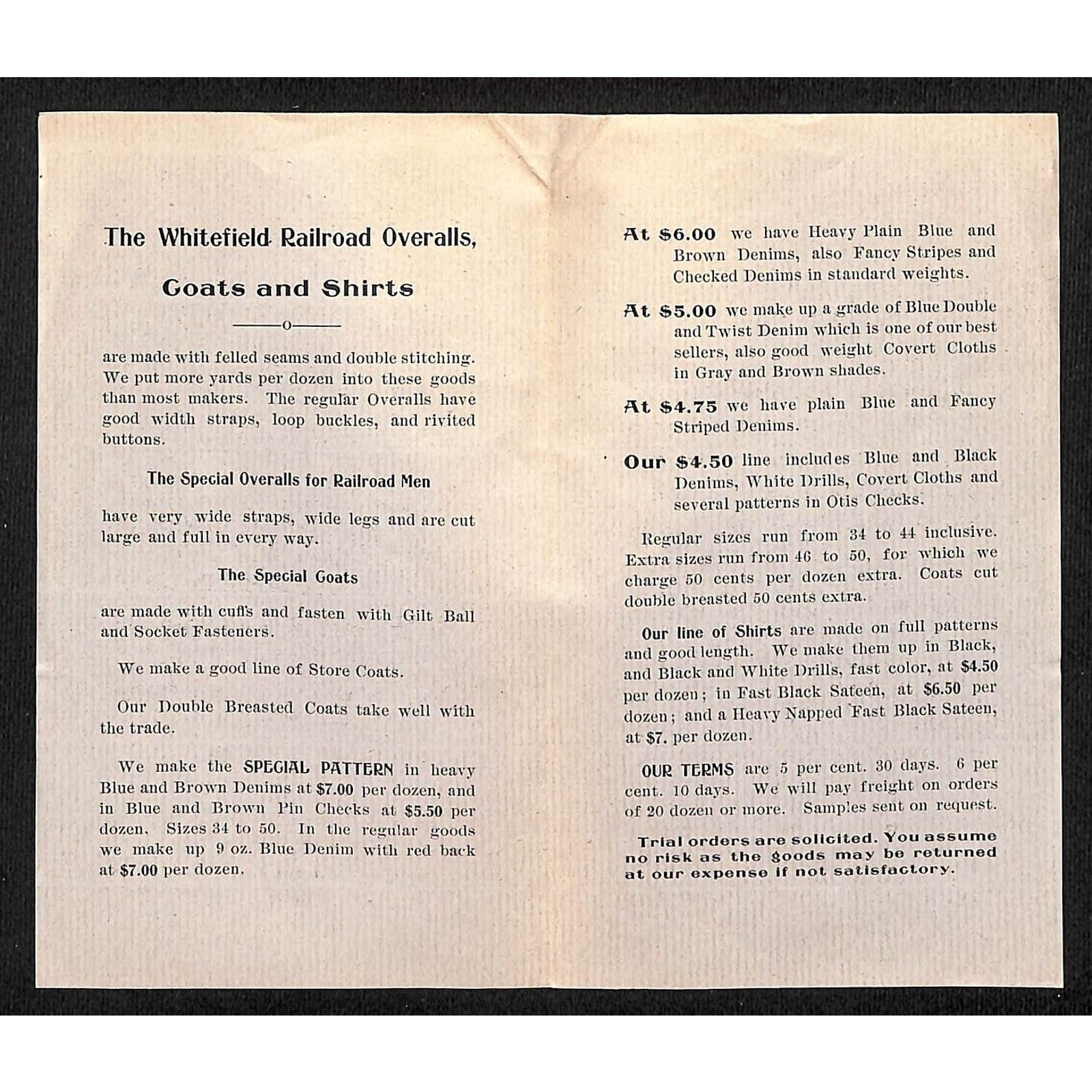 Newburgh ME Amos W. Knowlton* 1901 Snow & Baker Whitefield Railroad Ov – Jerry's Vintage Trading