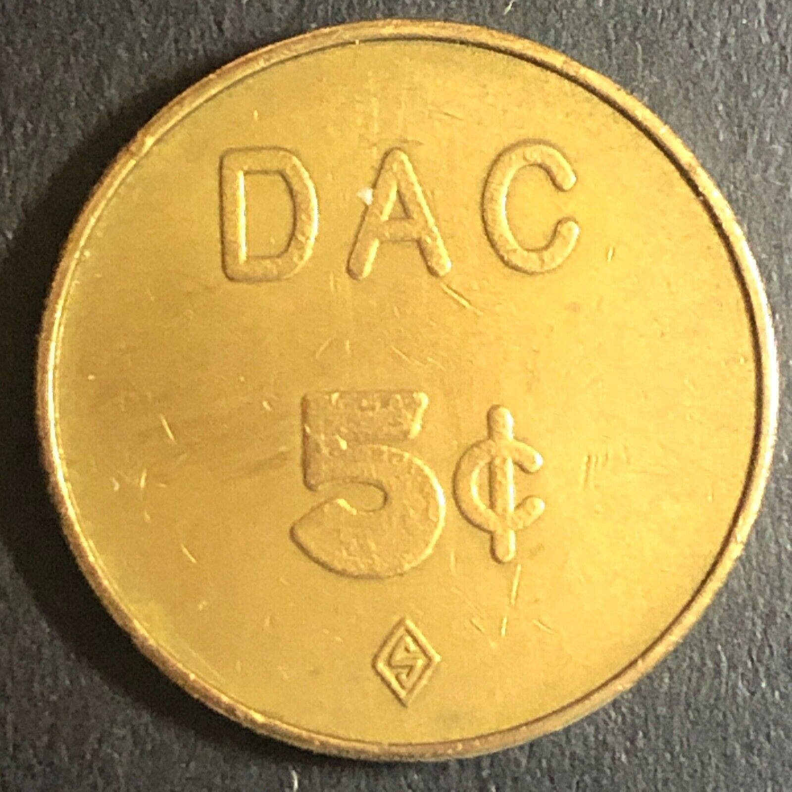 Vietnam Trade Token Military DAC 5c Danang A.B. 21mm – Jerry's Vintage ...