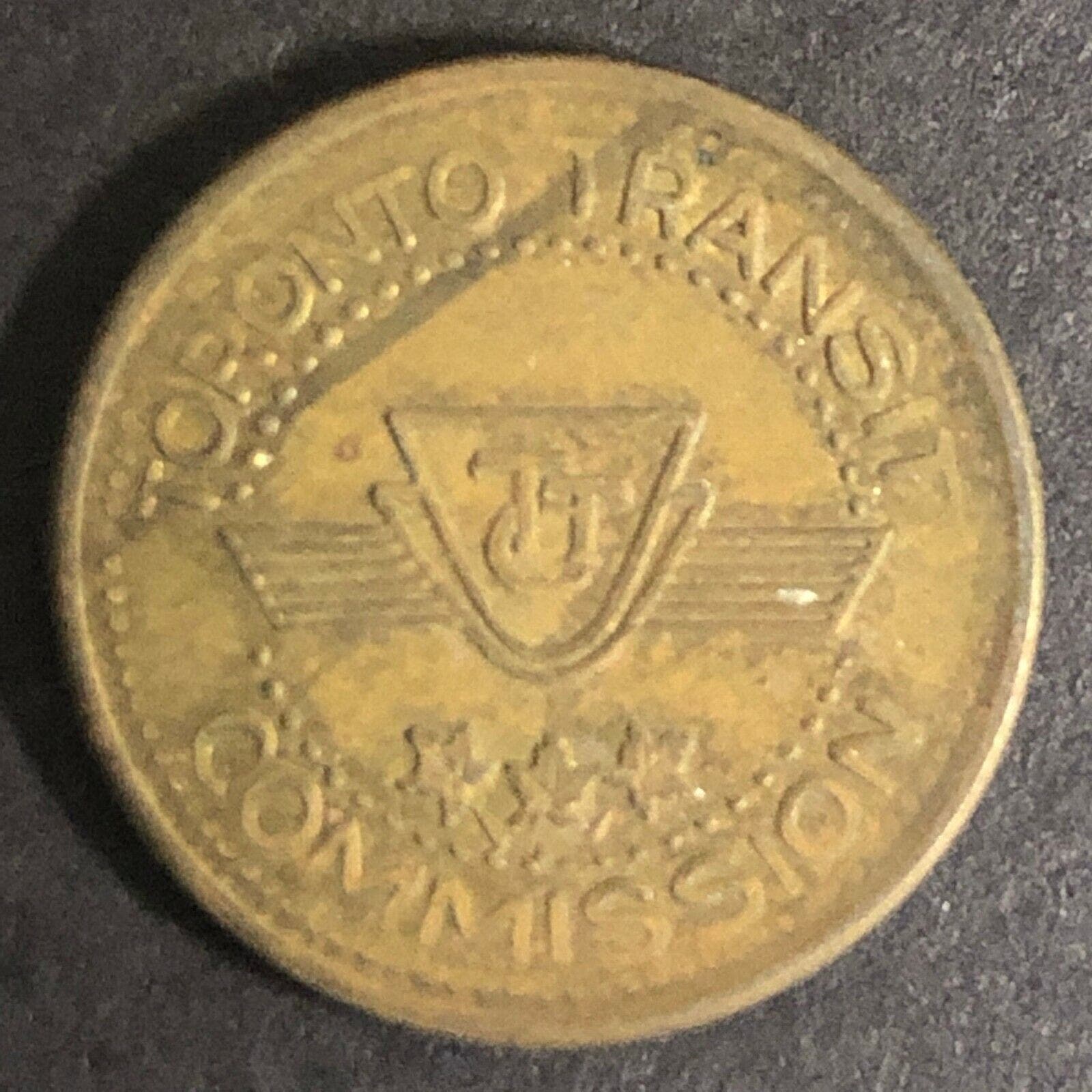 Vintage 16mm Brass Toronto Transit Commission Token – Jerry's Vintage ...