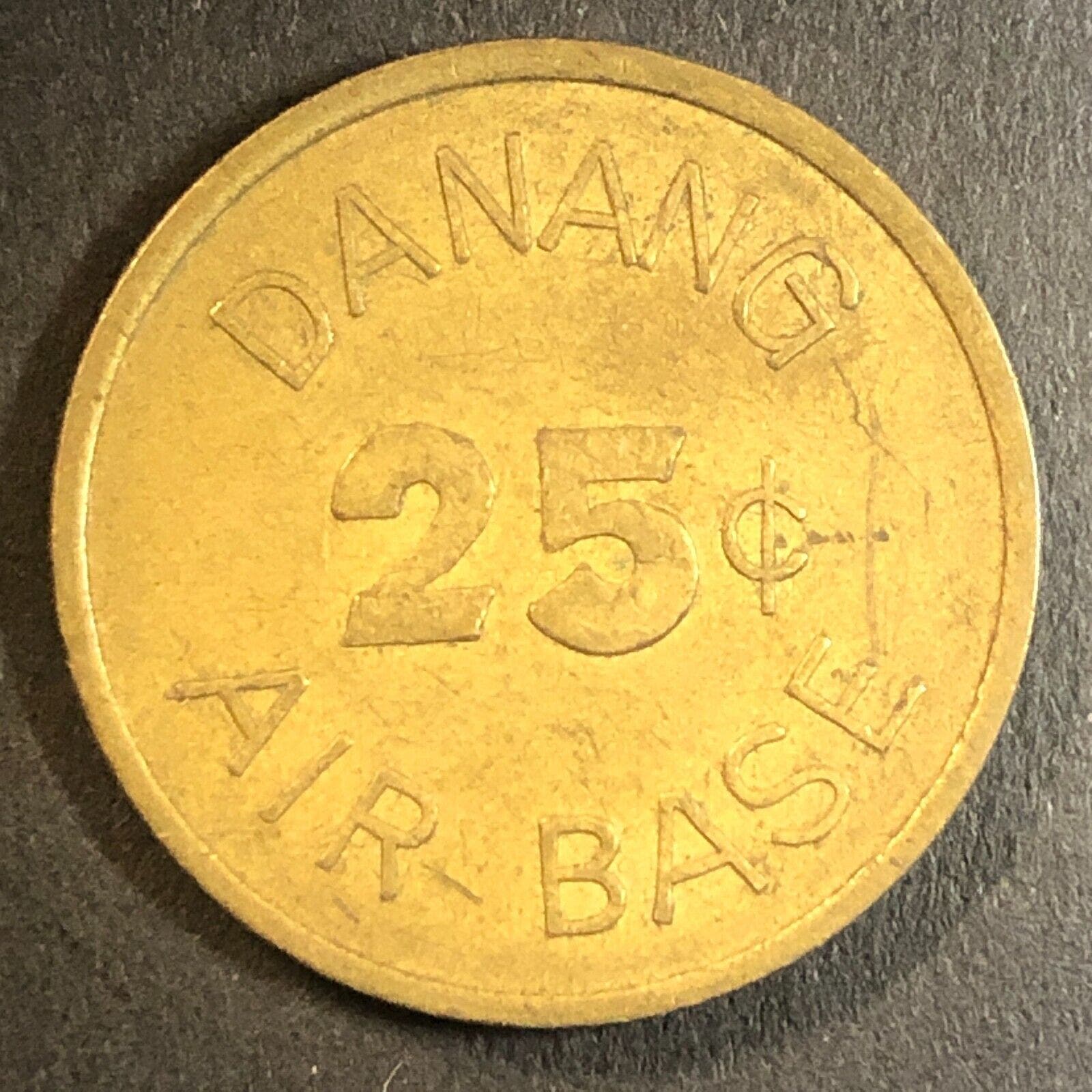 Vietnam Trade Token U.S. Military Danang Air Base 25c 24mm – Jerry's ...