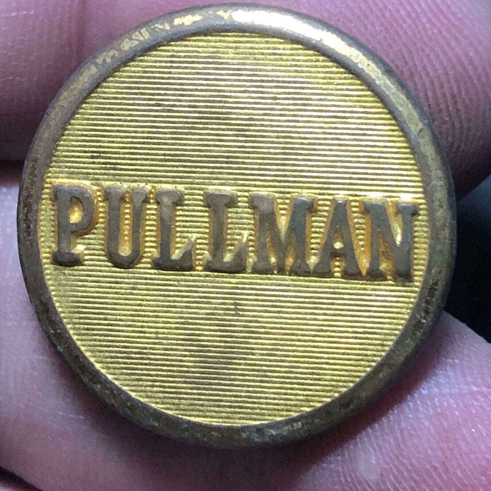 Pullman Railroad Uniform Button Brass 3/4" Flat - Superior – Jerry's ...